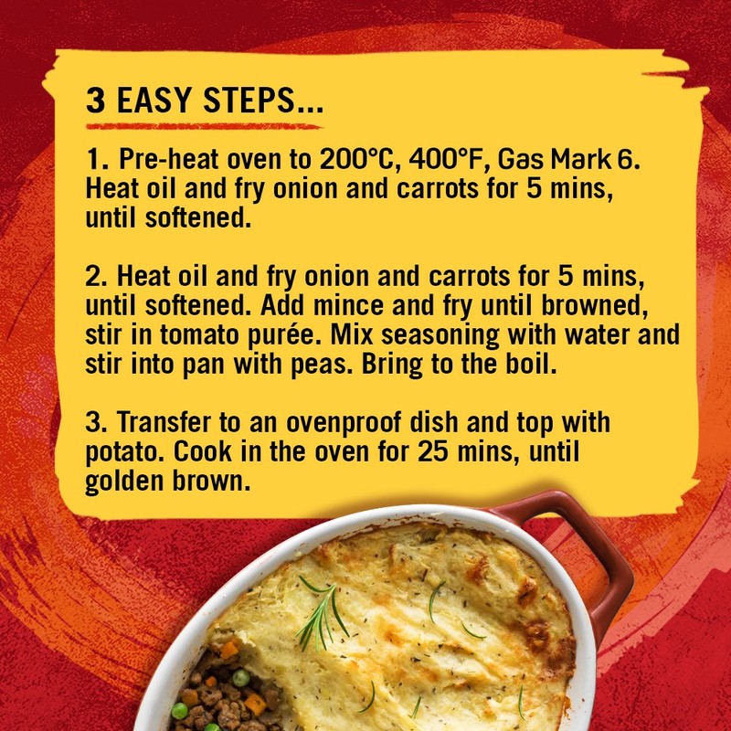 Schwartz Cottage Pie Recipe Mix - Ocado