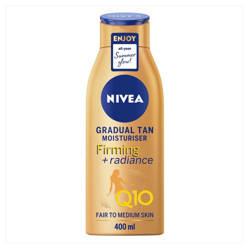 NIVEA Q10 Gradual Tan Firming Body Moisturiser Fair To Medium Skin - Ocado