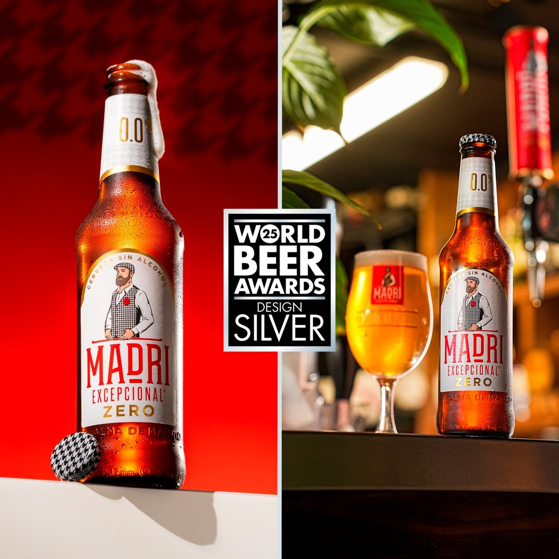 Madri Excepcional 0.0% Premium Lager Beer - Ocado