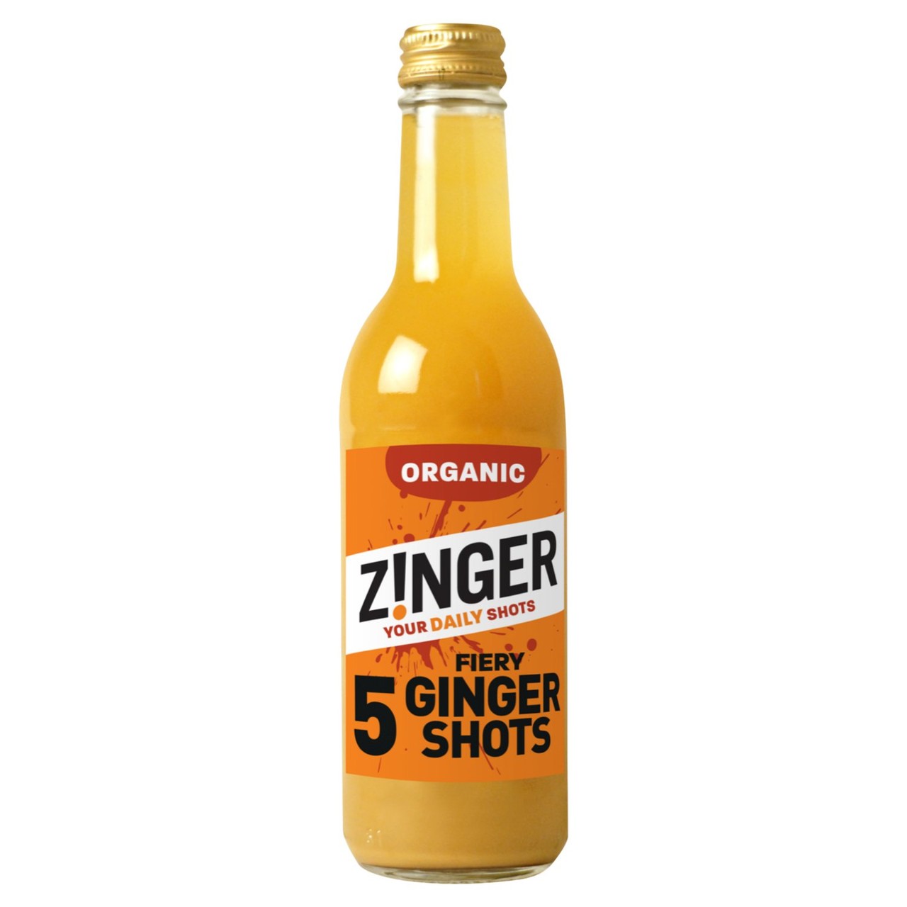 Zinger 5 Organic Fiery Ginger Shots - Ocado