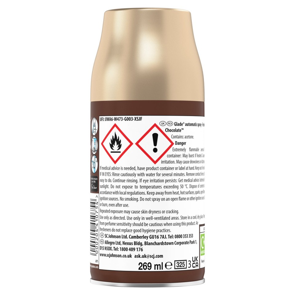 Glade Automatic Spray Refill Festive Honey & Chocolate - Ocado