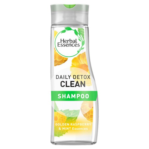 Herbal Essences Detox Golden Raspberry & Mint Shampoo - Ocado