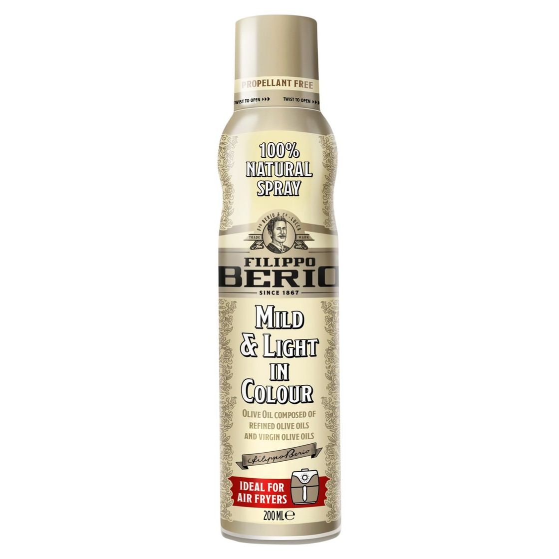 Filippo Berio Mild & Light Olive Oil Spray - Ocado