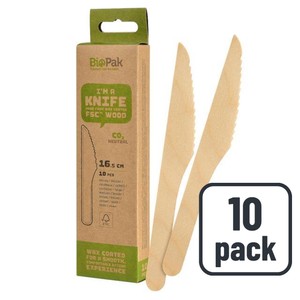 BioPak Wooden Knives - Ocado