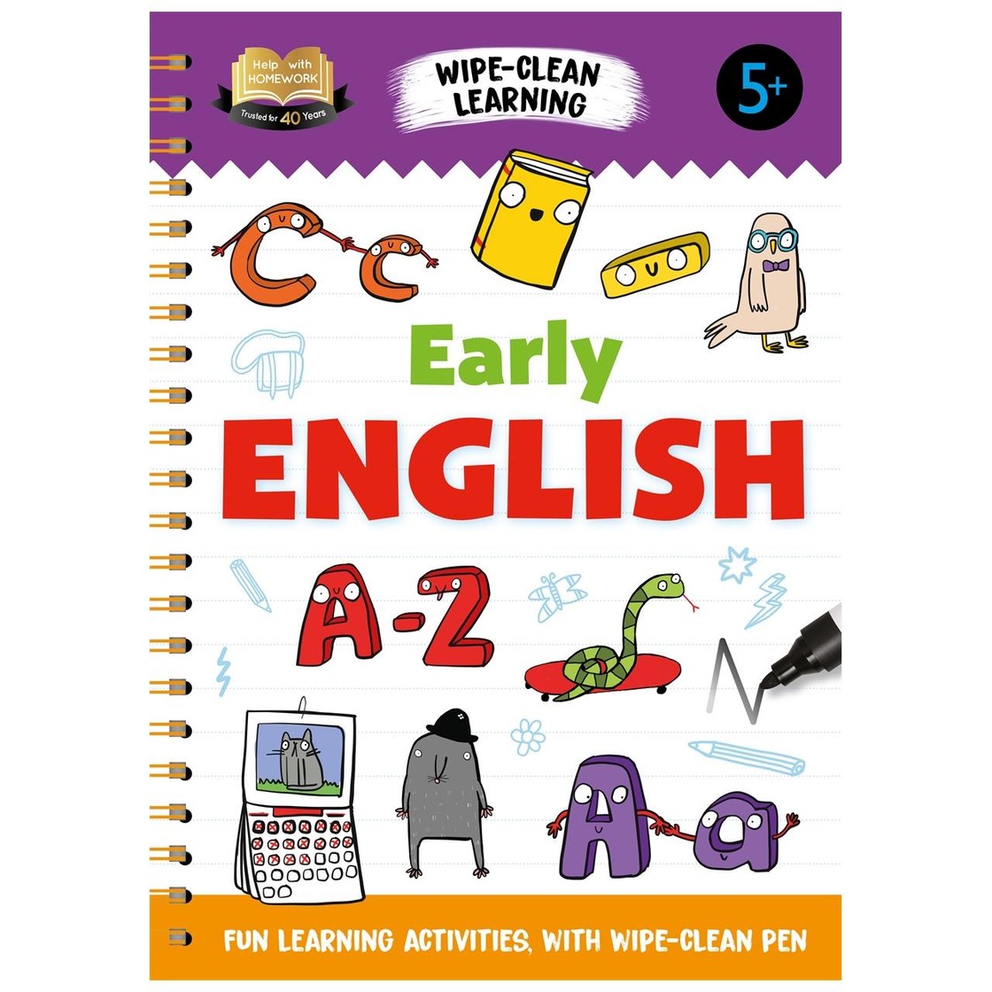 Igloobooks Help with Homework - Early English Wipe-clean Activity Book ...