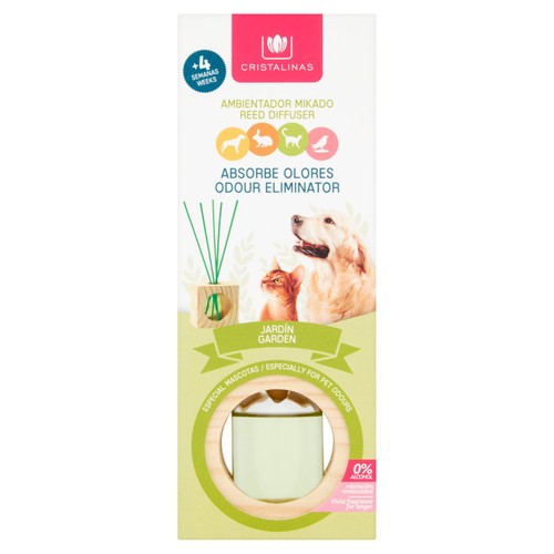 Cristalinas Pet Odour Eliminator Reed Diffuser Garden - Ocado