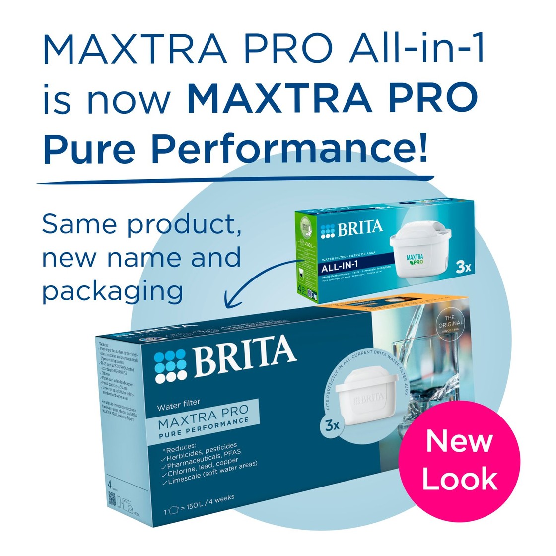 BRITA MAXTRA PRO Pure Performance Water Filter Cartridge (All-in-1) - Ocado