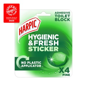 Harpic Hygienic & Fresh Pine Stickers Toilet Freshener - Ocado