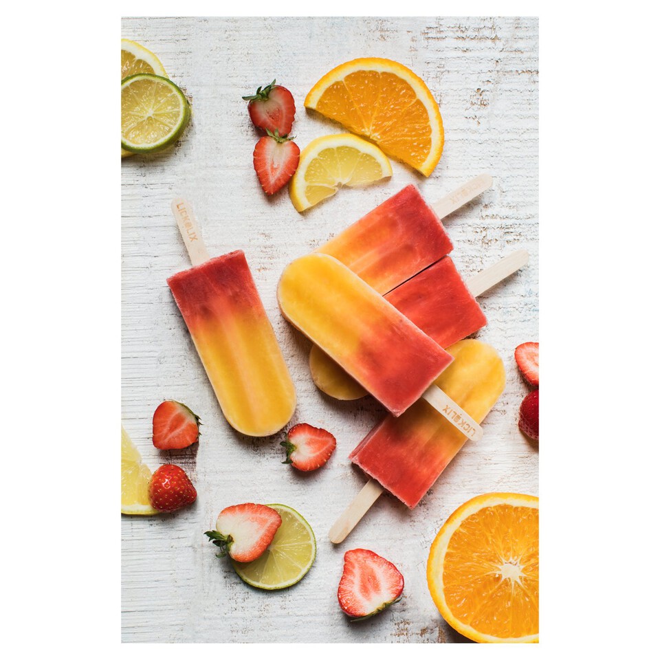 Lickalix & Mr Men Organic Citrus Burst Ice Lollies - Ocado