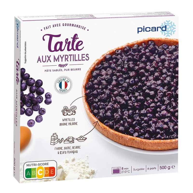 Picard - Blueberry Tart - Ocado
