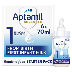 Aptamil Advanced 1 First Formula Baby Milk Liquid Starter Pack from ...
