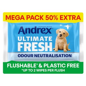 Andrex Ultimate Fresh Flushable Hygiene Wipes Mega Pack - Ocado
