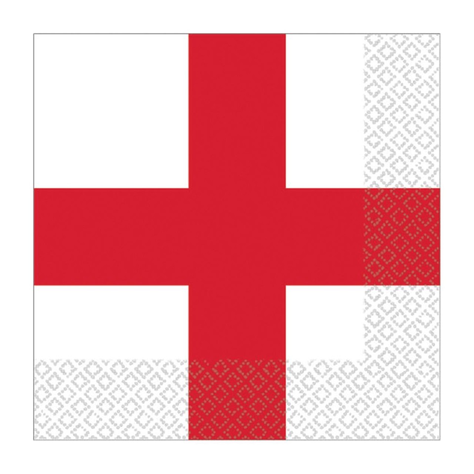 England Flag Napkins - Ocado