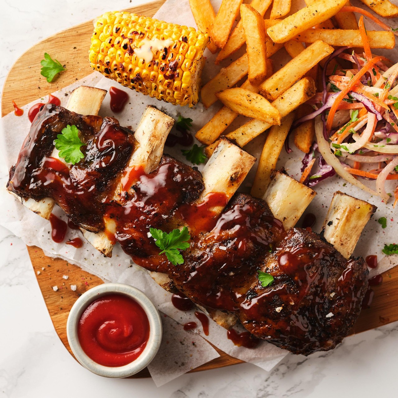 Canvin & Gunner Slow Cooked Beef Rib Rack - Ocado
