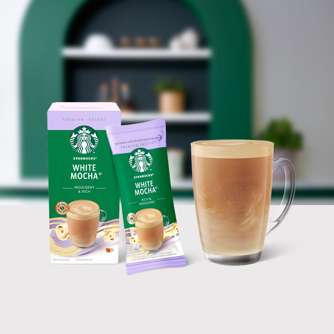 Starbucks Frothy Mixes - White Mocha 5 sachets - Ocado