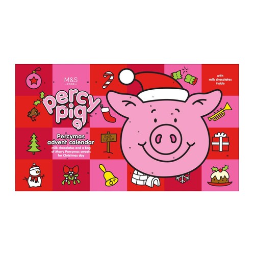 M&S Percy Pig Milk Chocolate Advent Calendar - Ocado