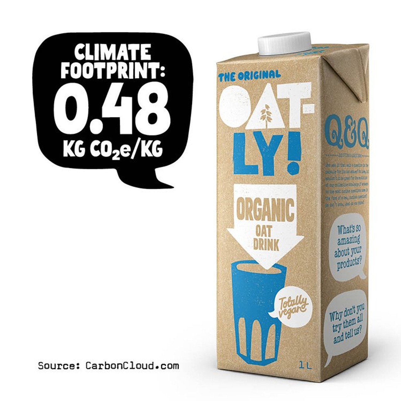 Oatly Organic Oat Drink Long Life - Ocado
