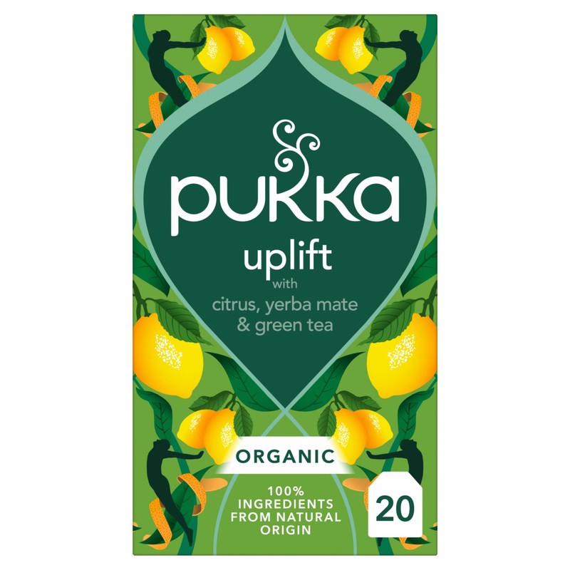 Pukka Herbs Organic Citrus with Yerba Mate x20 Green Tea Bags - Ocado