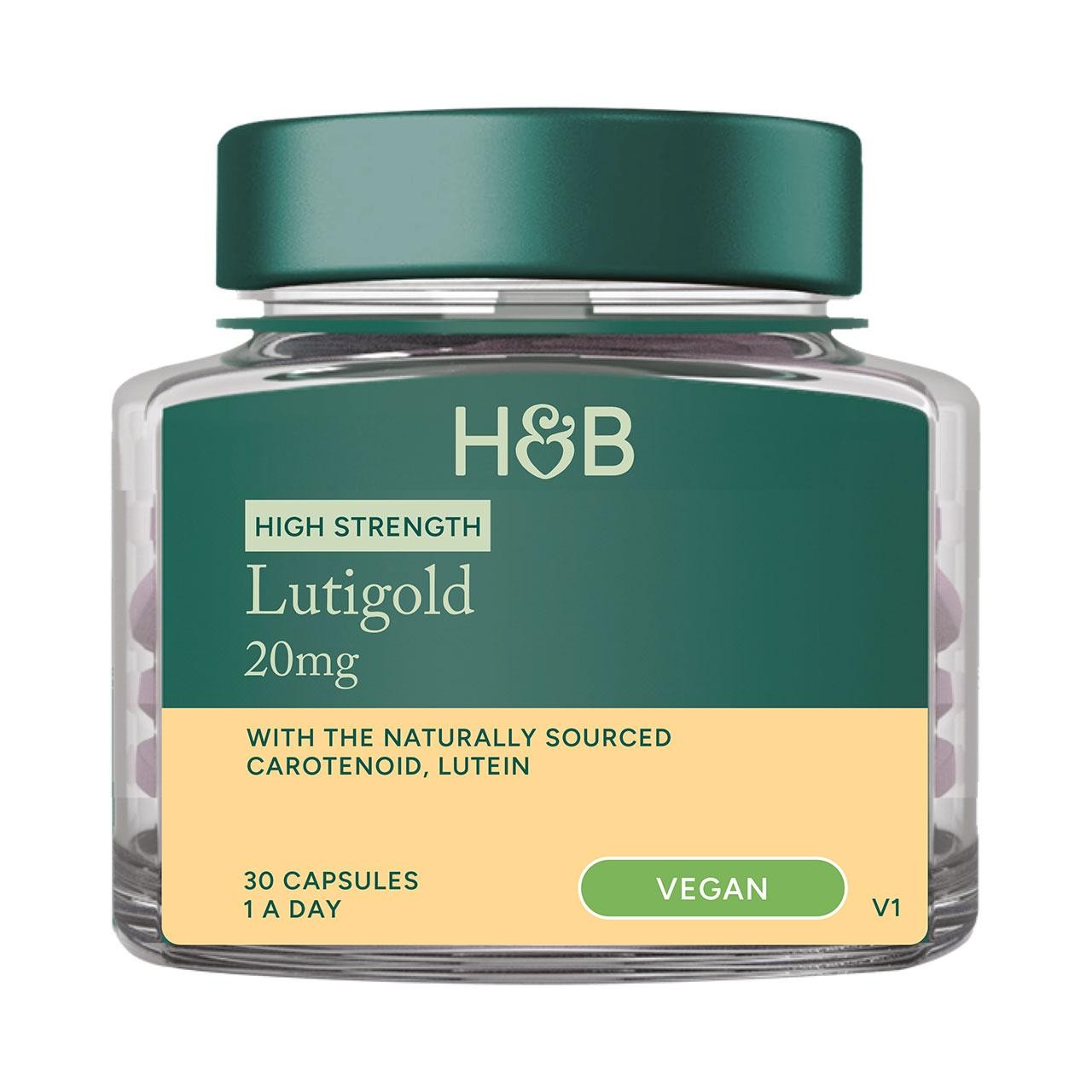 Holland & Barrett Lutigold Extra Lutein 20mg Vegan Capsules - Ocado