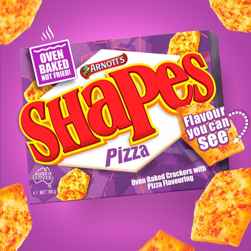Arnott's Shapes Pizza Snack Crackers - Ocado