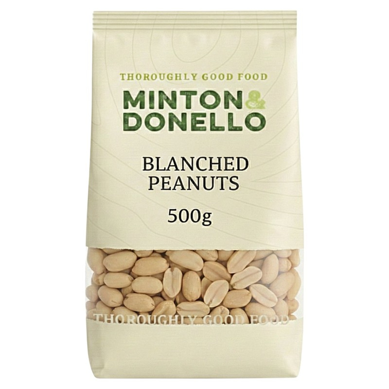 Minton & Donello Peanuts Blanched - Ocado