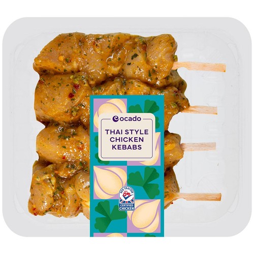 Ocado Thai Style Chicken Breast Kebab - Ocado