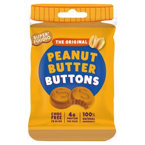 Superfoodio The Original Peanut Butter Buttons - Ocado