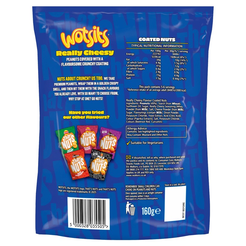 Thats Nuts Wotsits Really Cheesy - Ocado