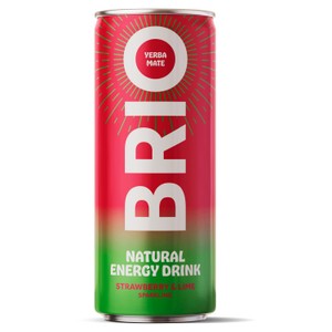 Brio Natural Organic Energy Drink Strawberry - Ocado