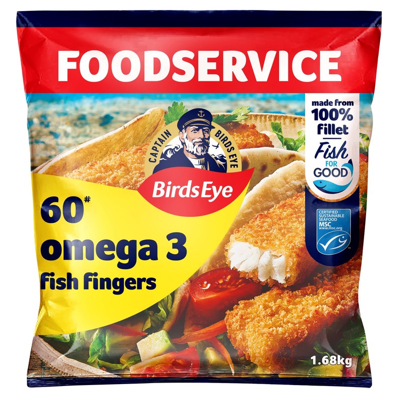 Birds Eye 60 MSC Breaded Omega 3 Fish Fingers - Ocado