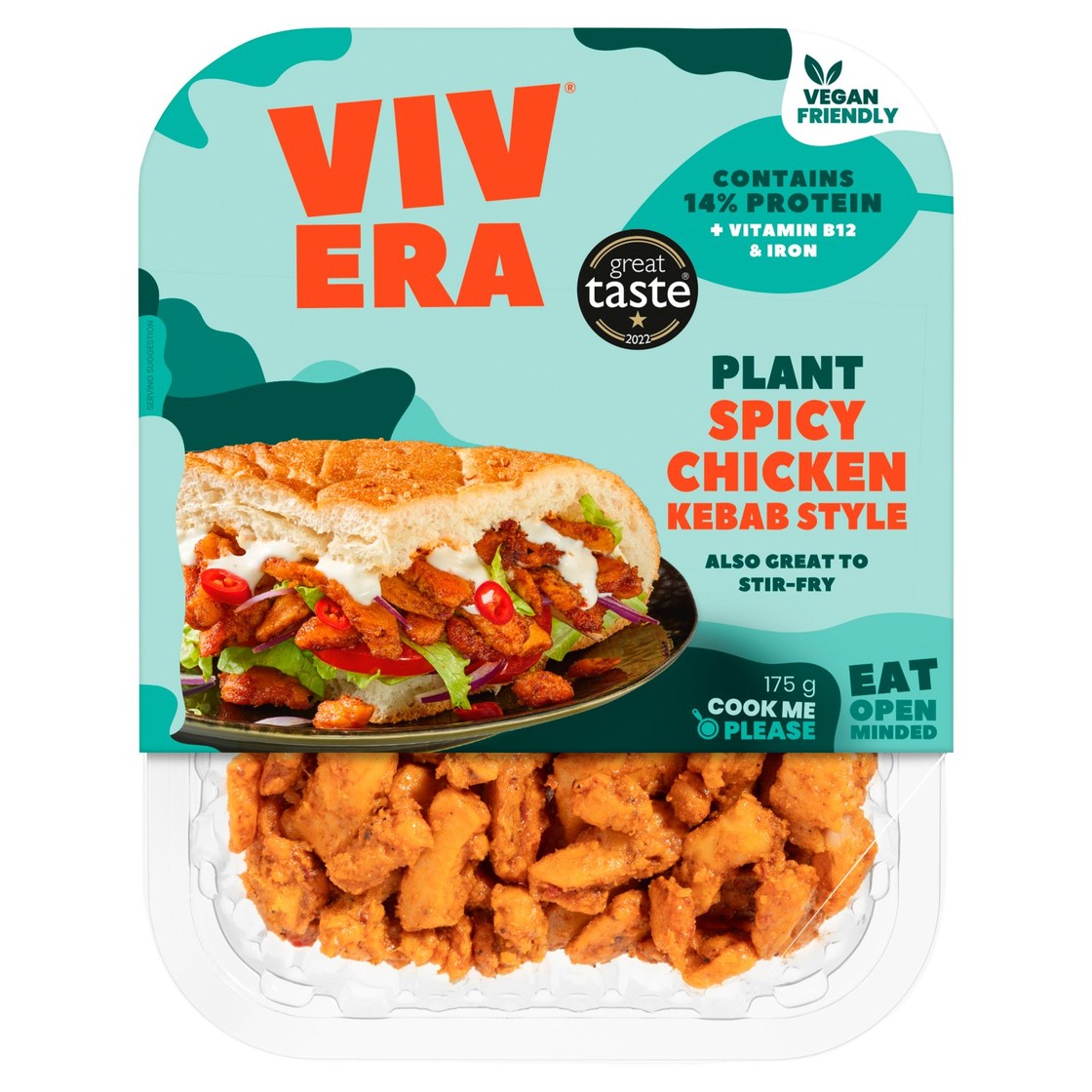 Vivera Plant Spicy Chicken Kebab - Ocado