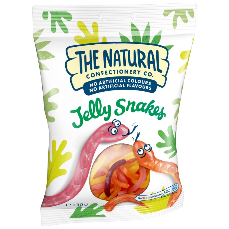 The Natural Confectionery Co. Jelly Snakes Sweets Bag - Ocado