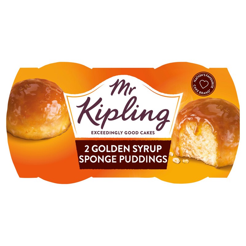 Mr Kipling Golden Syrup Sponge Puddings - Ocado