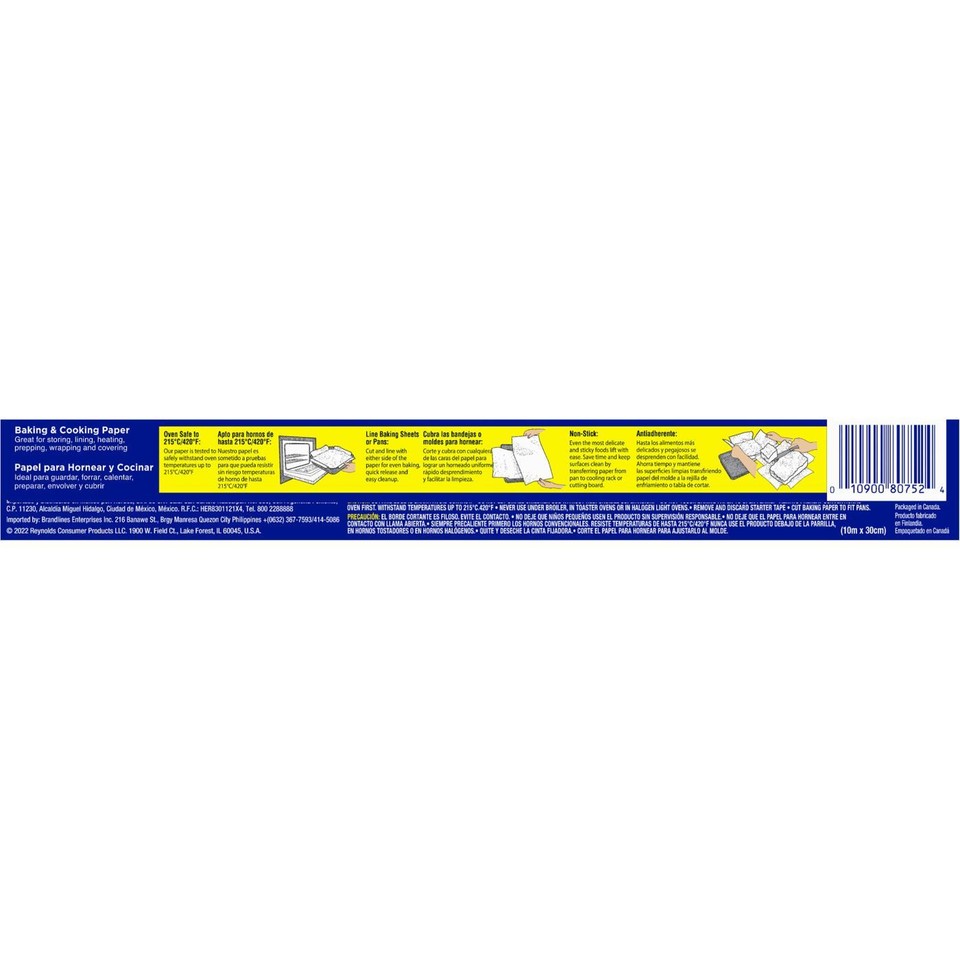 Reynolds Baking and Cooking Paper Dual Sided and Non Stick - Ocado
