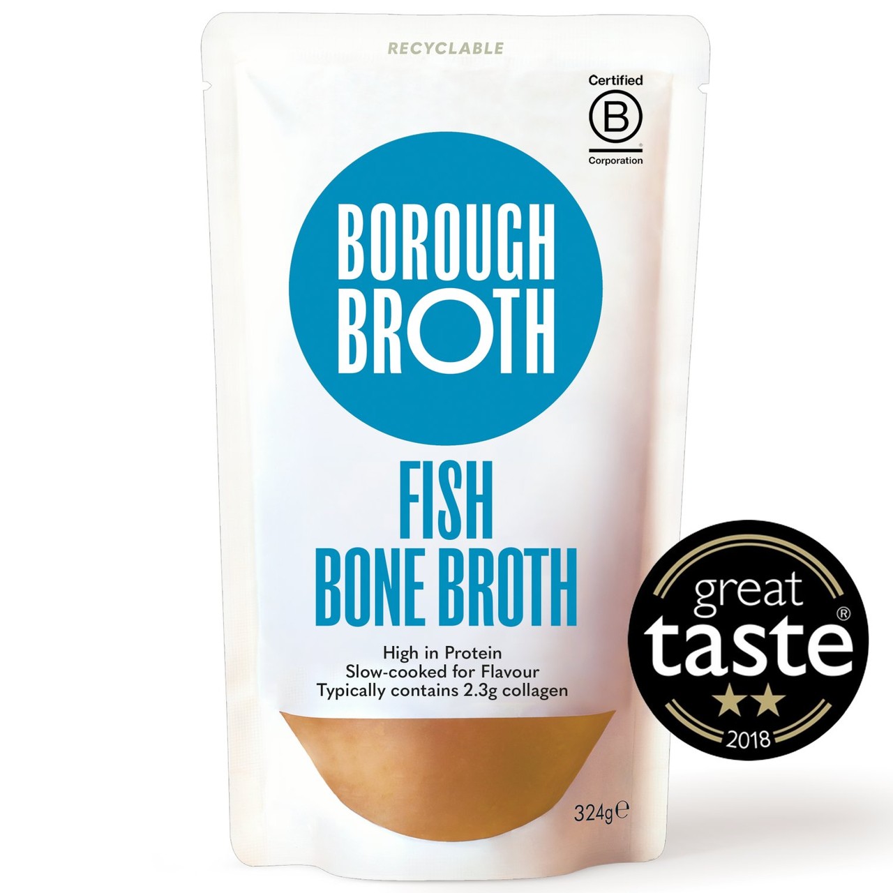 Borough Broth Sustainably Caught Fish Bone Broth - Ocado