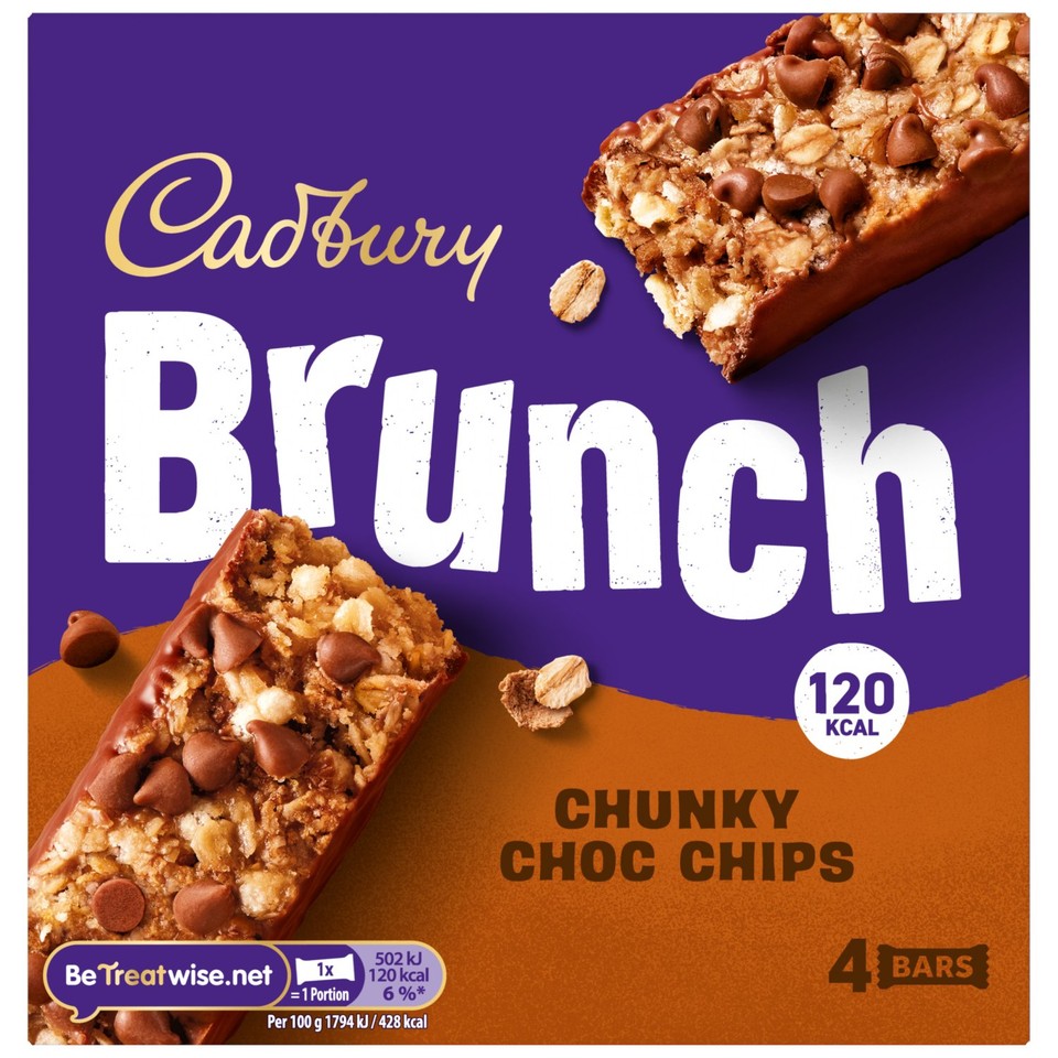 Cadbury Brunch Bar Chocolate Chip - Ocado
