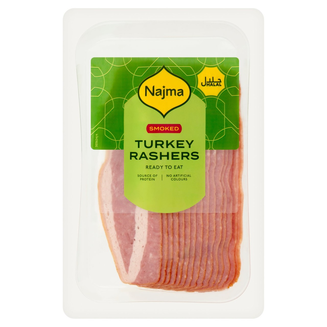 Najma Sliced Turkey Rashers - Ocado