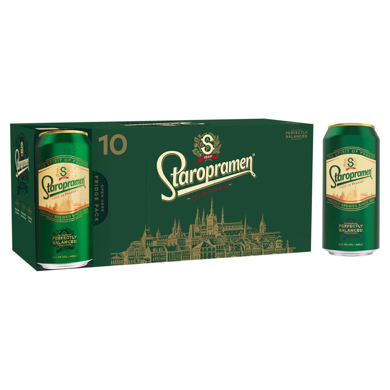 Staropramen Pilsner Lager Beer Cans - Ocado