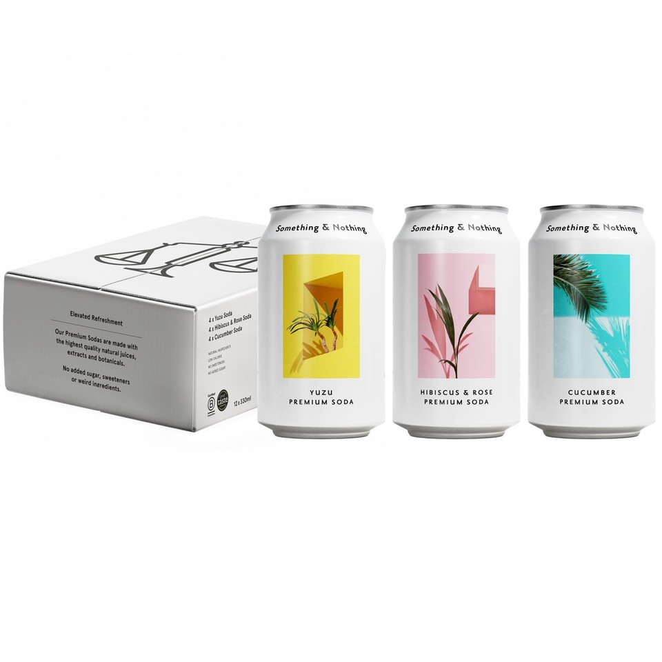 Something & Nothing Mixed Pack Premium Soda - Ocado