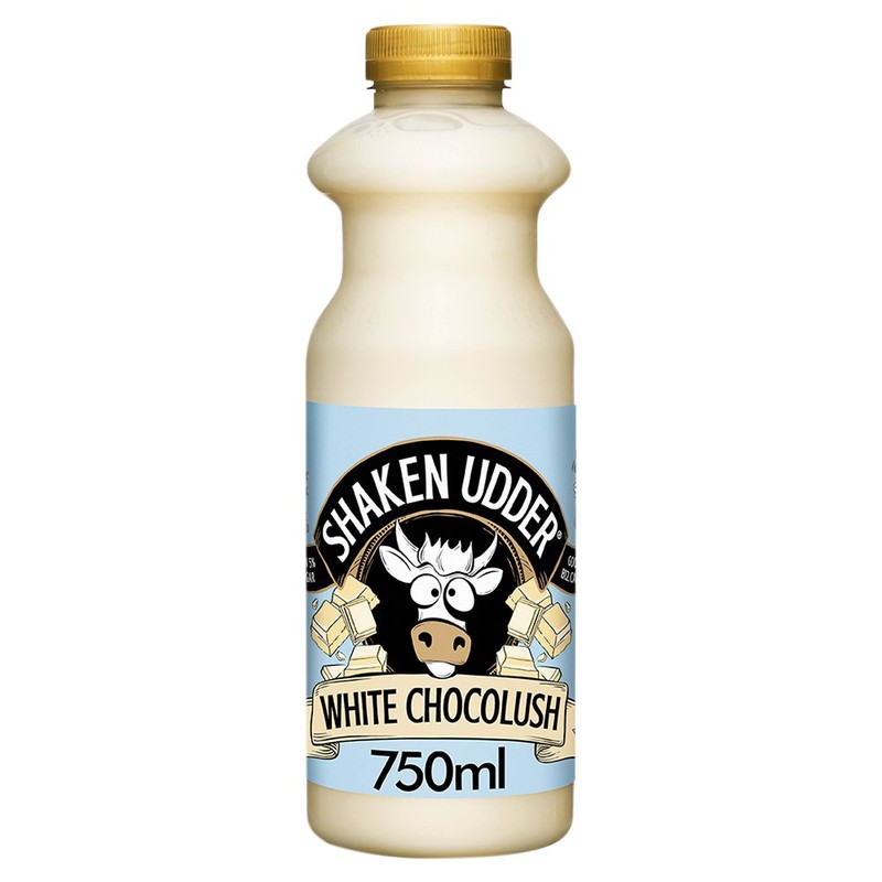 Shaken Udder White Chocolush Chocolate Flavoured Milkshake - Ocado