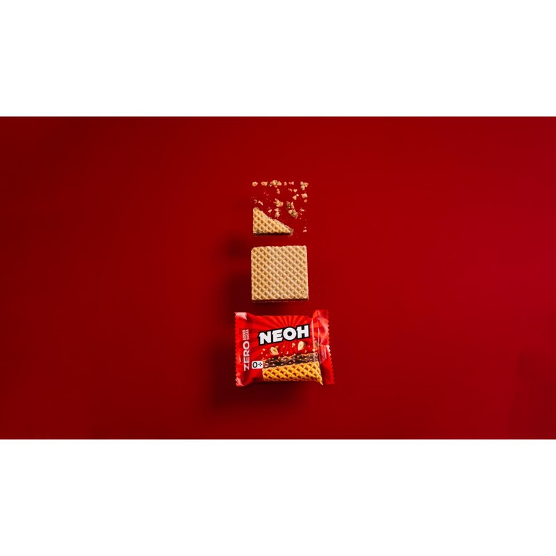 NEOH Hazelnut Chocolate Wafer Multipack, 4 Bars No Added Sugar, High ...