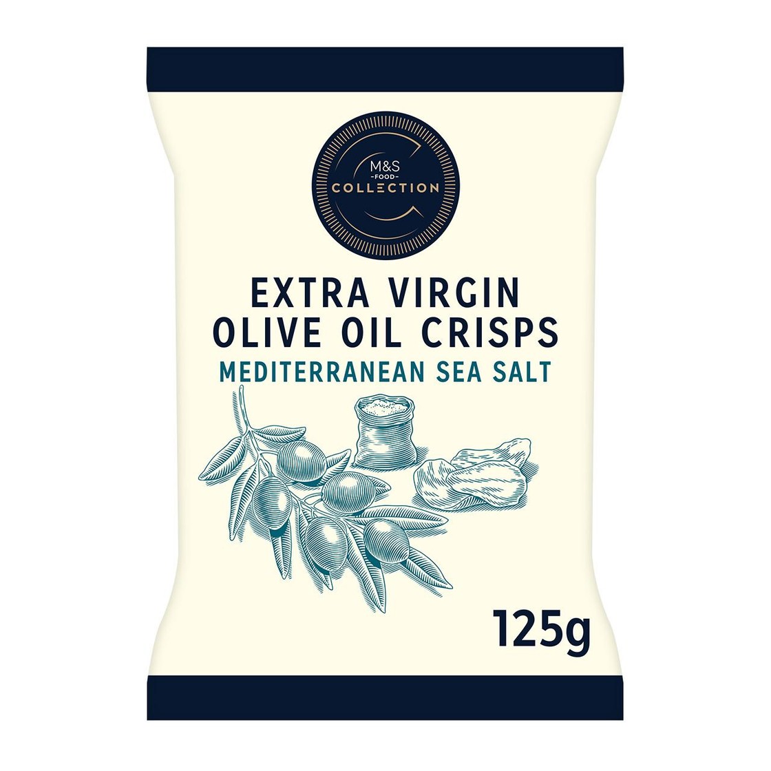 M&S Collection Extra Virgin Olive Oil with Sea Salt Crisps - Ocado