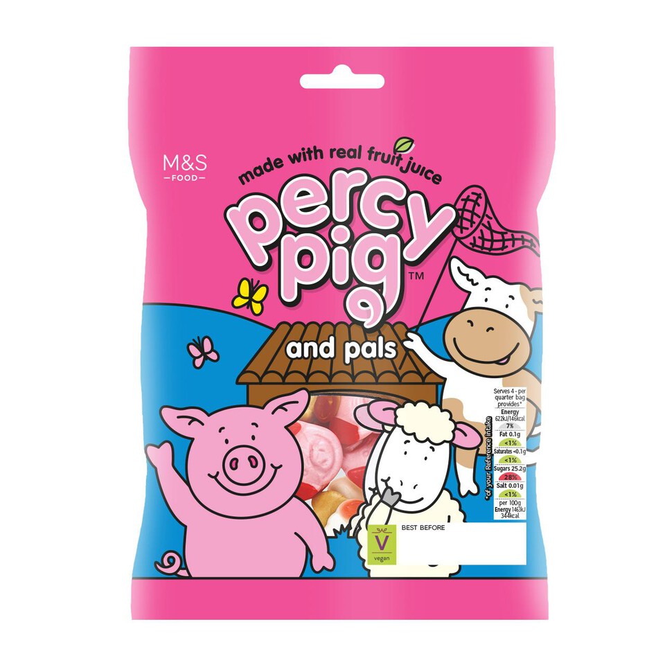M&S Percy Pig & Pals Fruit Gums - Ocado