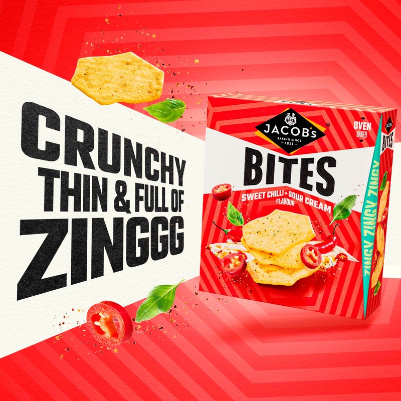 Jacob's Bites Sweet Chilli & Sour Cream Crackers - Ocado