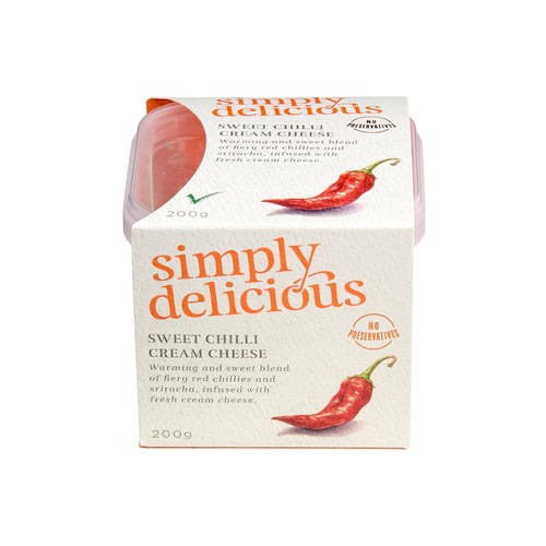 Simply Delicious Sweet Chilli Cream Cheese - Ocado
