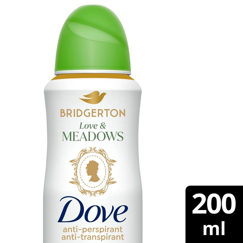 Dove Bridgerton Love & Meadows Deodorant Aerosol - Ocado