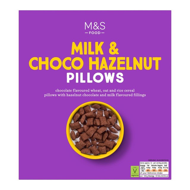 M&S Milk & Choco Hazelnut Cookie Pillows - Ocado