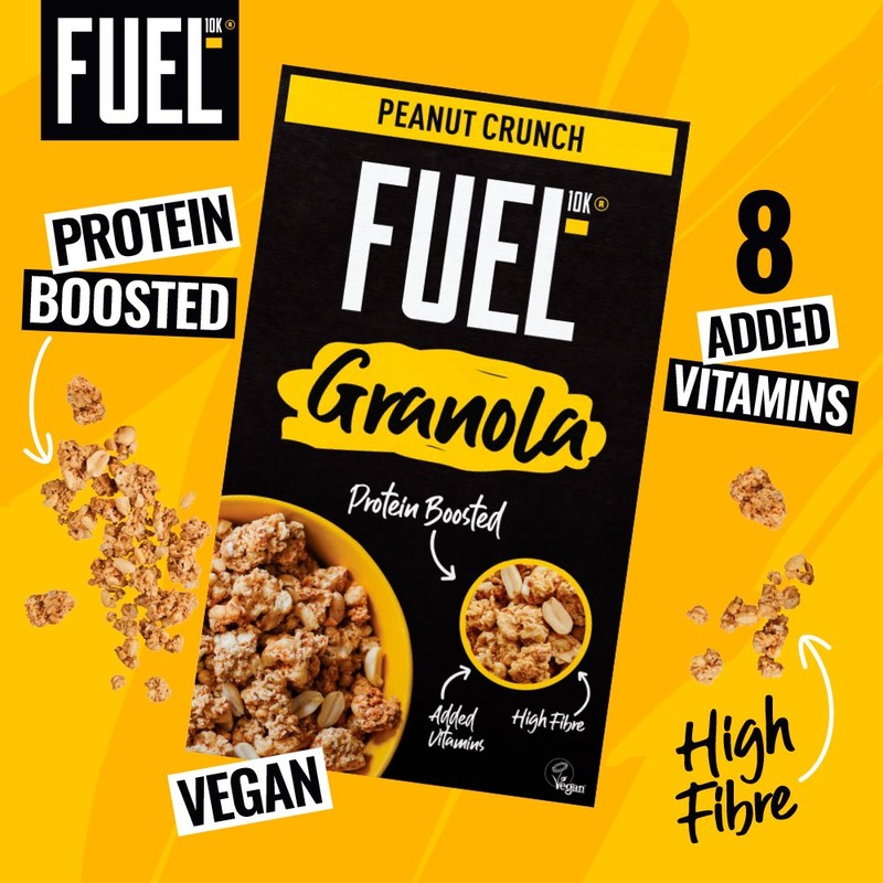 FUEL 10K Peanut Crunch Protein Granola Breakfast Cereal - Ocado