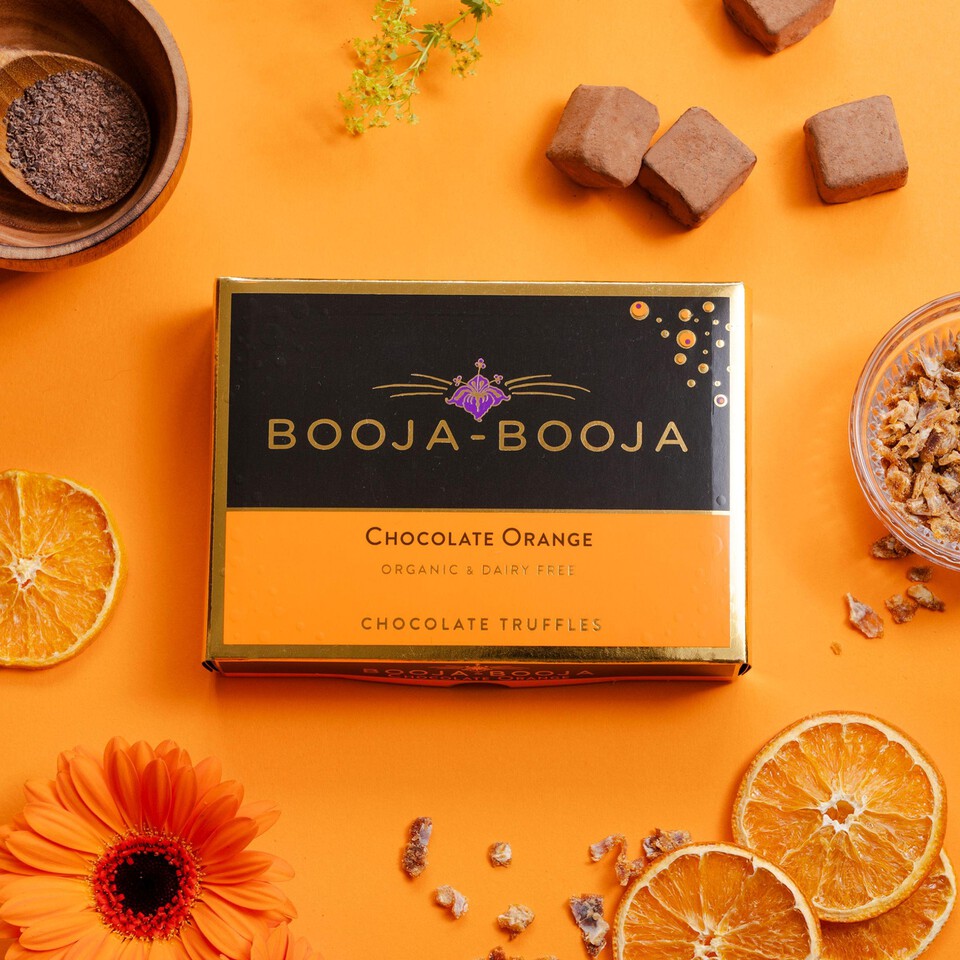 Booja Booja Vegan Chocolate Orange Truffles - Ocado
