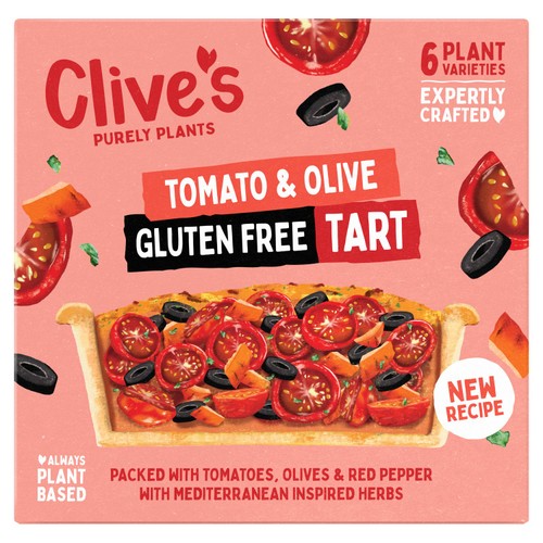 Clive's Tomato & Olive Gluten Free Tart - Ocado